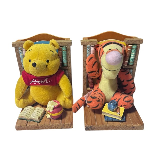 Disney | Other | Vintage Disney Winnie Pooh Tigger Bookends Book ...